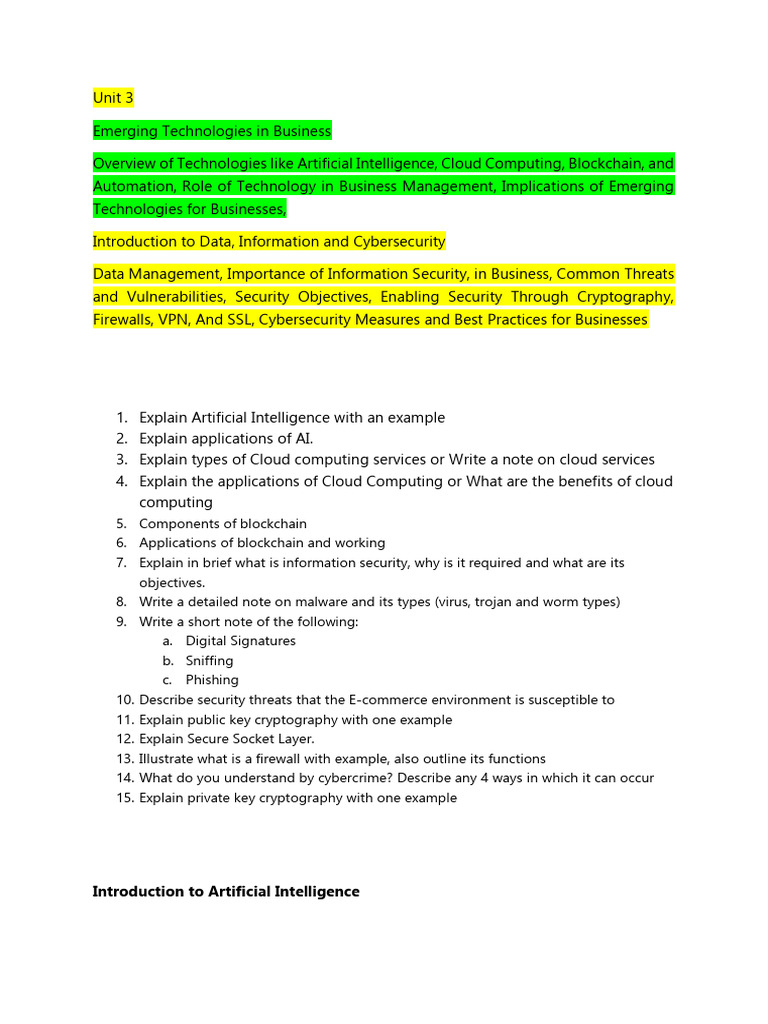 Unit 3 | PDF | Malware | Computer Virus