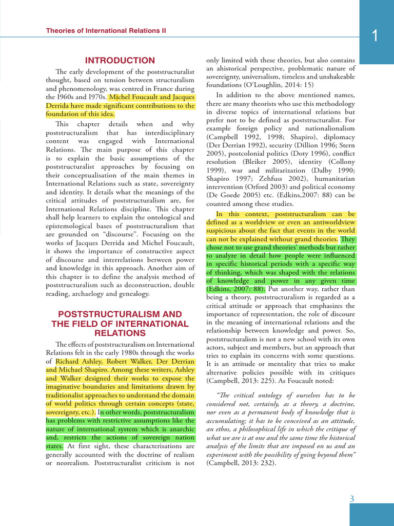 Poststructuralism | PDF | Discourse | Deconstruction