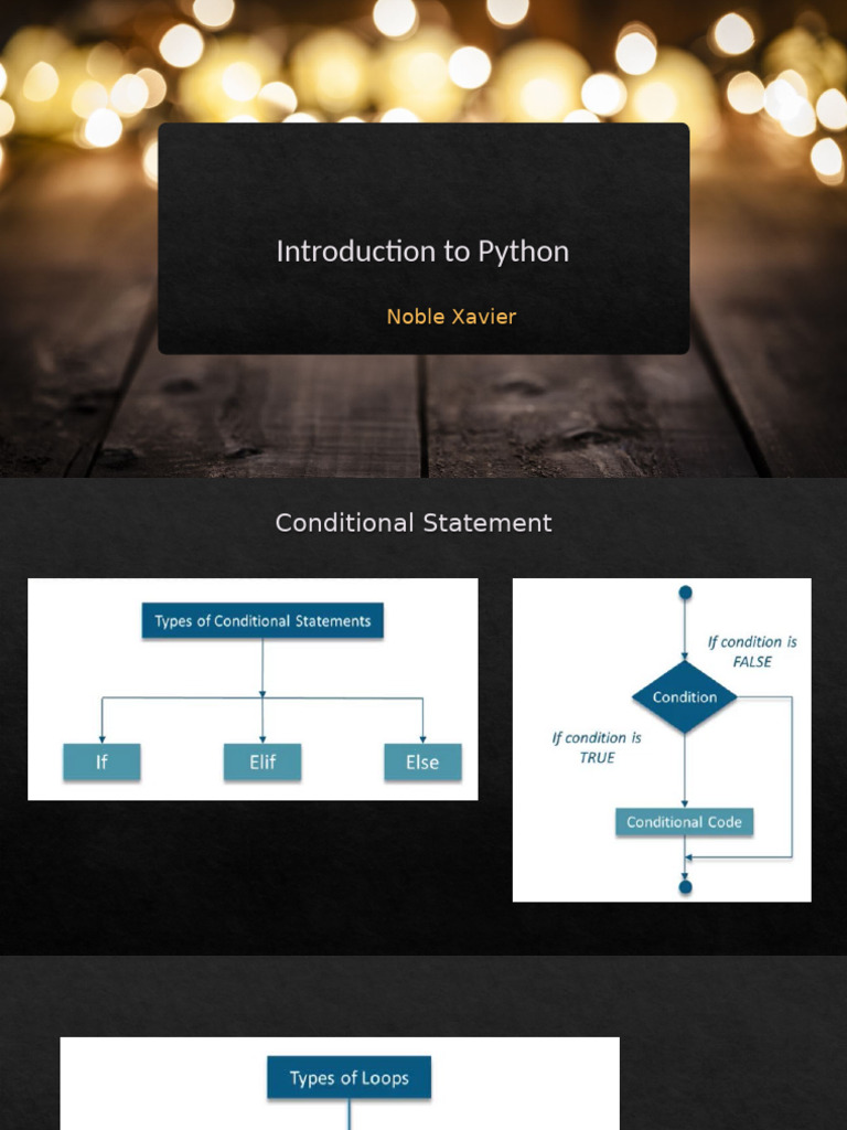 3 Python Conditions and Loops | PDF