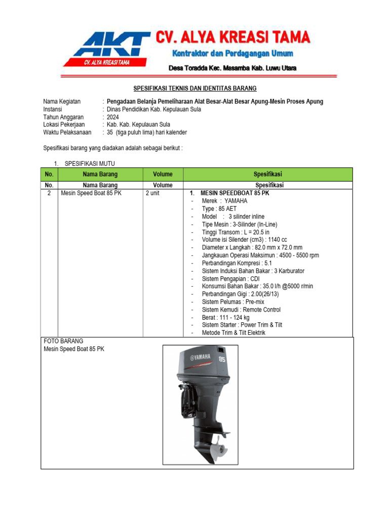 Identitas Barang | PDF