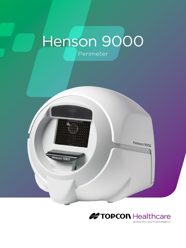 Henson 9000 Tech Sheet LR | PDF | Sensitivity And Specificity | Usability
