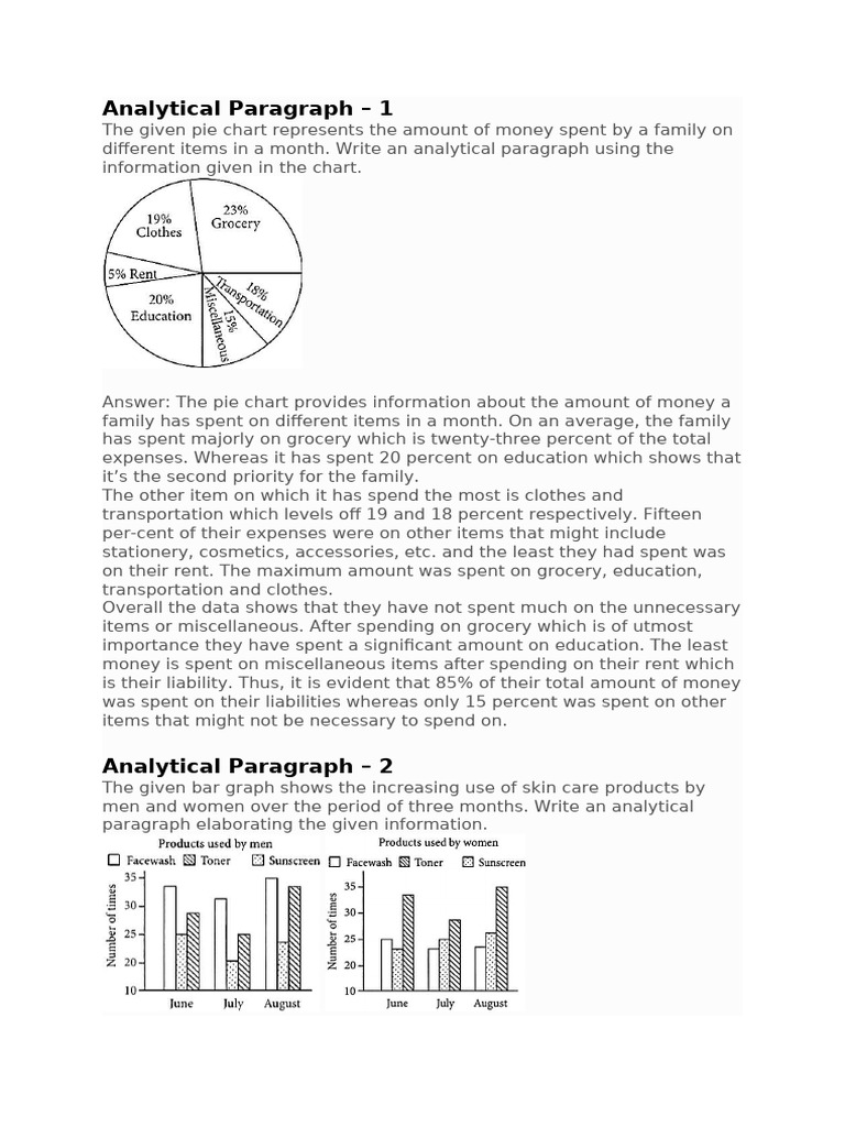 Analytical Paragraph | PDF