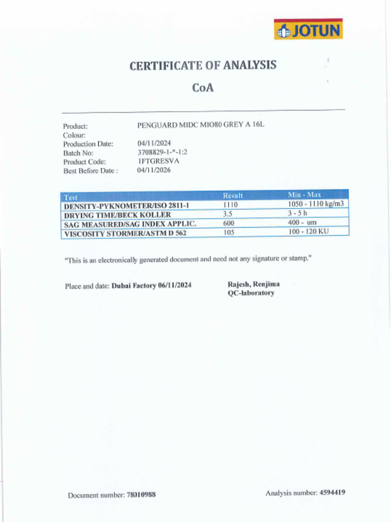 Midcoat Mio 80 - Grey | PDF