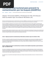 Anexo V de Marpol PDF | PDF | Contaminación | Puerto