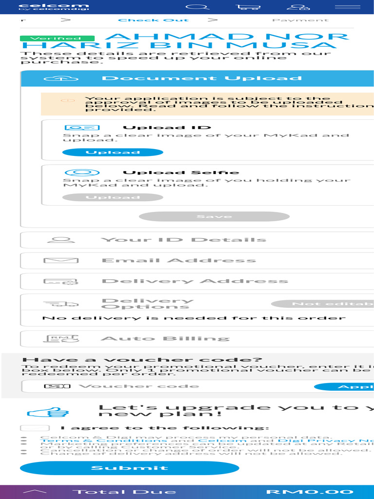 Checkout Celcom | PDF
