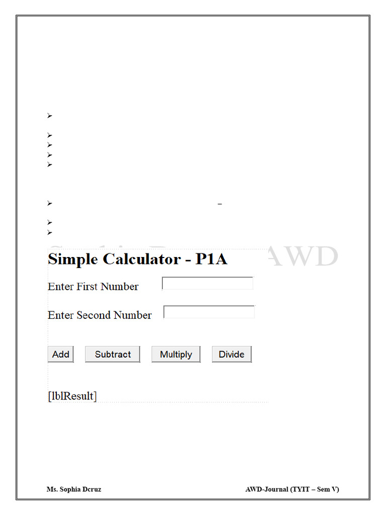 AWD Practical Guide for TYIT Students | PDF | Computing | Software