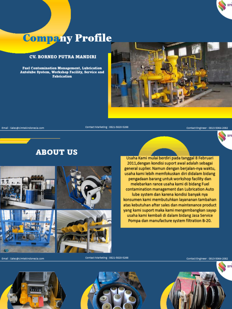 Profil Perusahaan Borneo Putra Mandiri | PDF