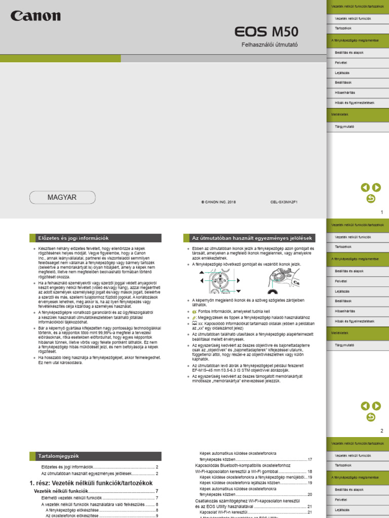 EOS M50 Help Guide HU | PDF