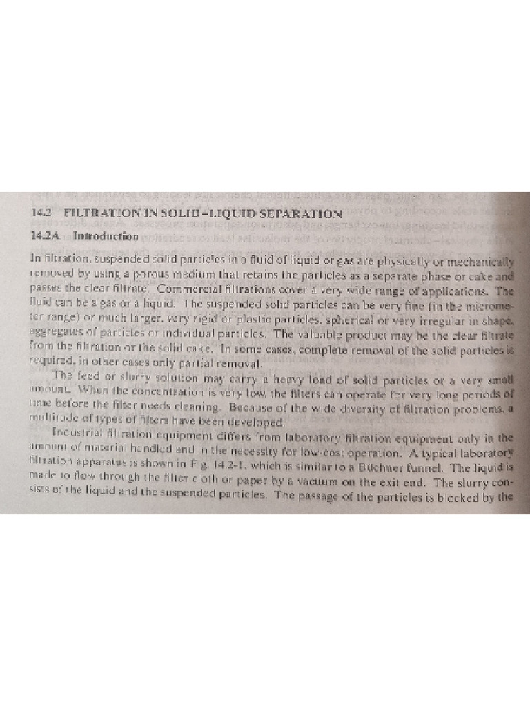 Filtration Notes | PDF