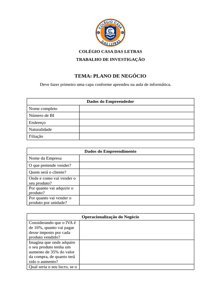 Trabalho de Matemática - 7a Classe | PDF Trabalho de Matemática - 7a Classe | PDF