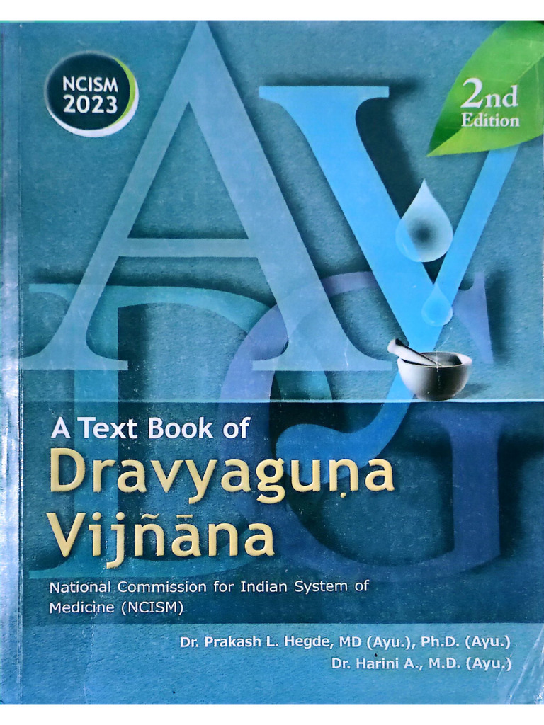Dravyaguna Textbook | PDF