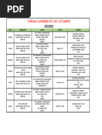 Mess Menu: DAY Breakfast Lunch Sancks Dinner | PDF | Foods | Asian Cuisine