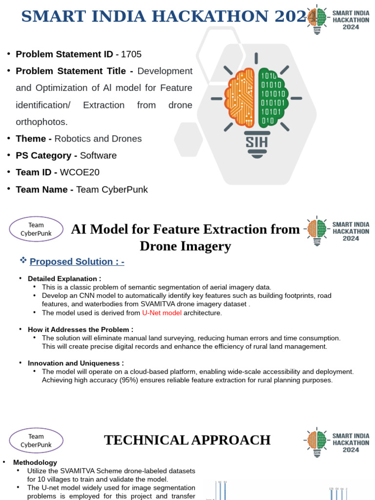 SIH2024 IDEA CyberPunk PS2 | PDF | Image Segmentation | Unmanned Aerial ...
