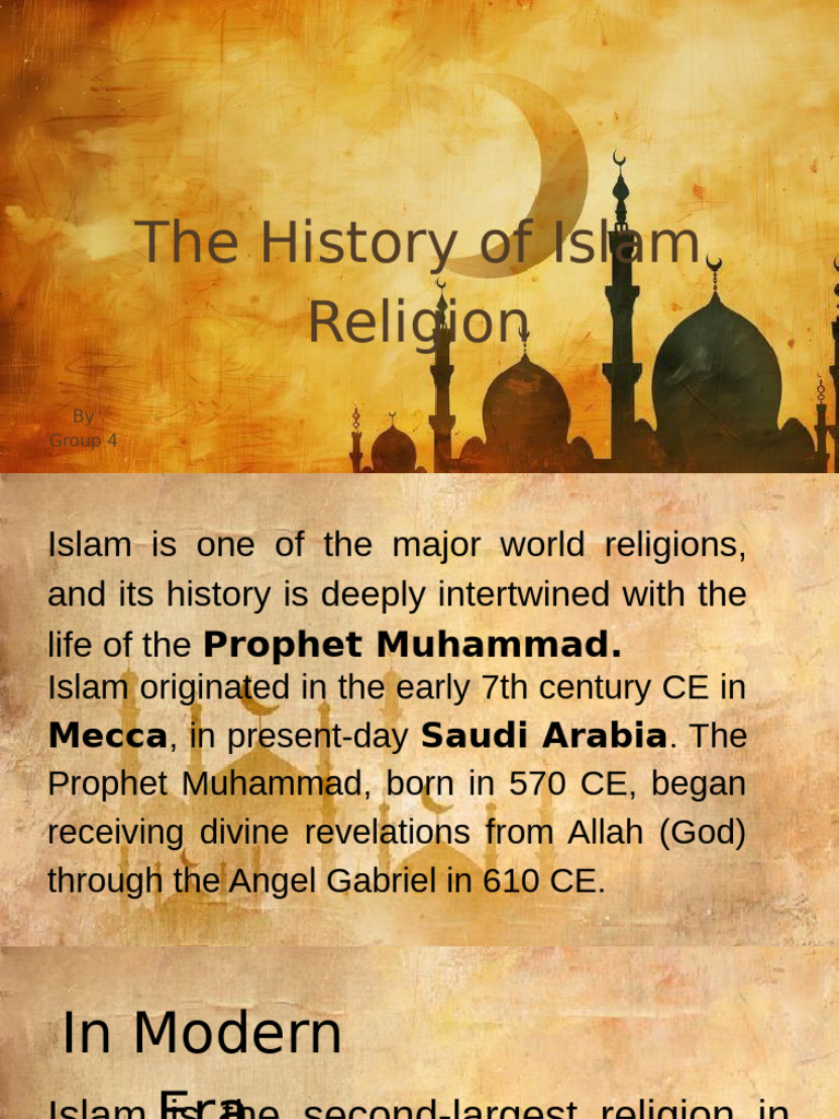 The History of Islam Religion - 20241118 - 110641 - 0000 | PDF ...
