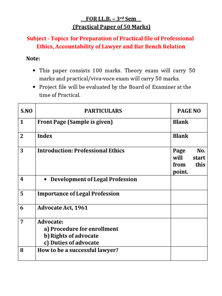 Ll.b. 3 Sem | PDF