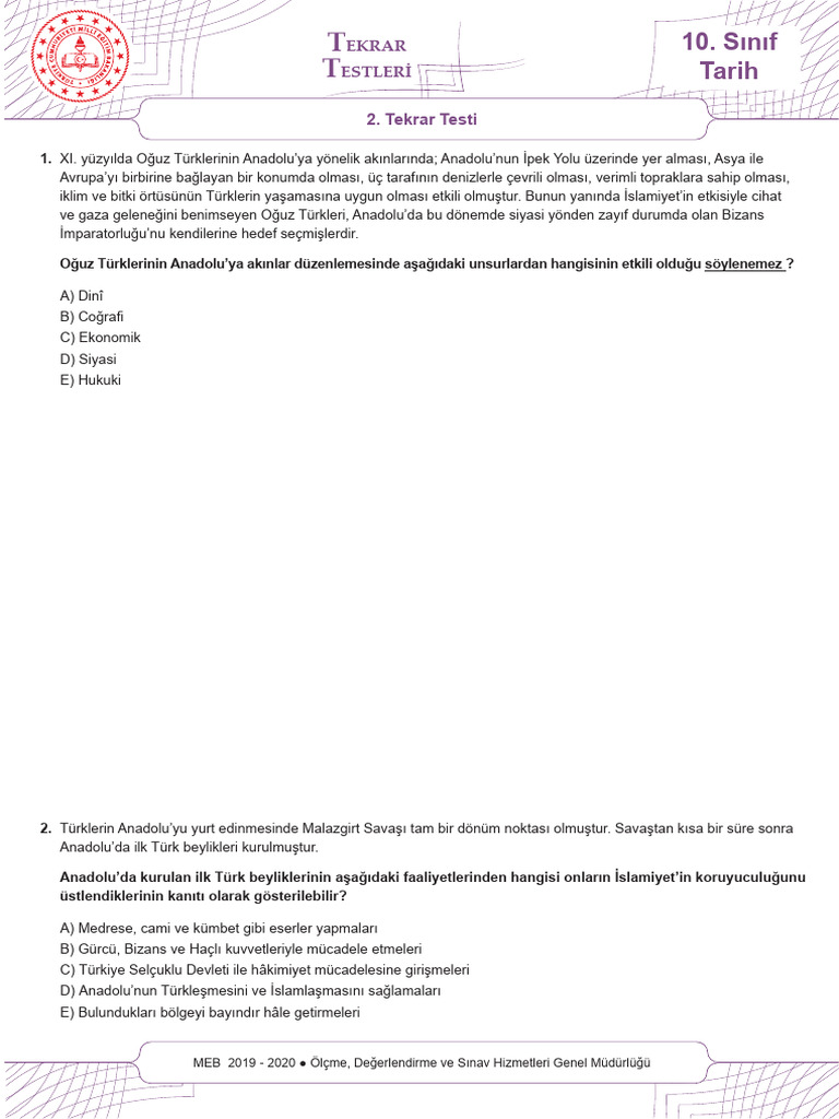 10 Tar 1 | PDF