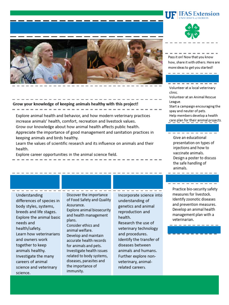 4 H Veterinary Science Project | PDF | Veterinary Medicine | Animals ...