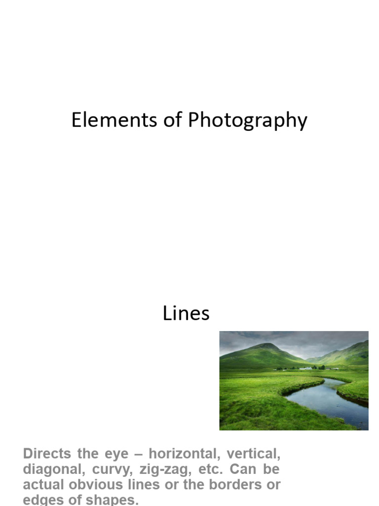 Key Elements of Photography Explained | PDF