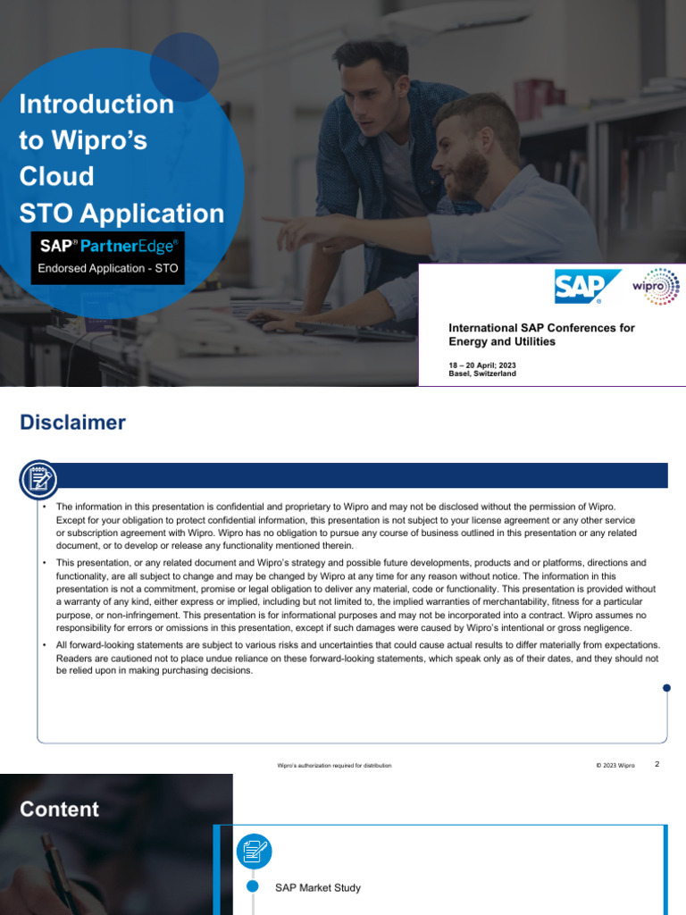 Wipro Cloud STO Application Overview | PDF | Cloud Computing