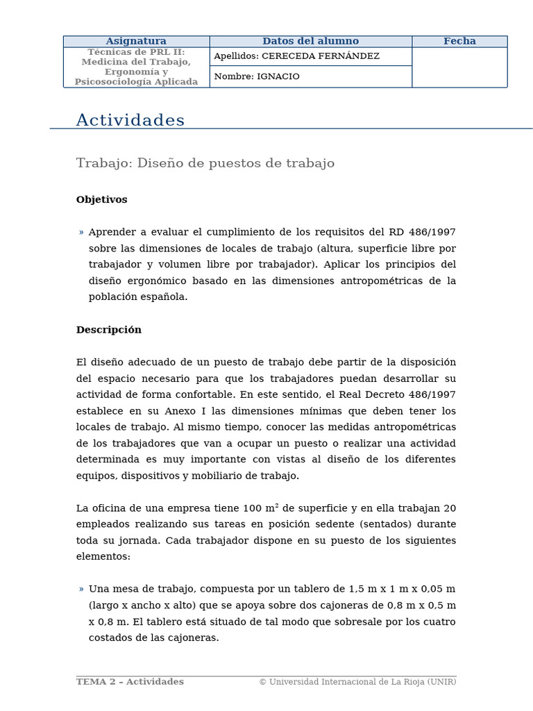 tprl2 t2 Act | PDF | Factores humanos y ergonomía | Bibliografía