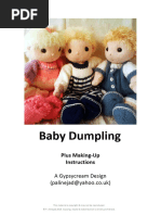 Izzy Teddy Bear Doll Pattern | PDF | Home & Garden