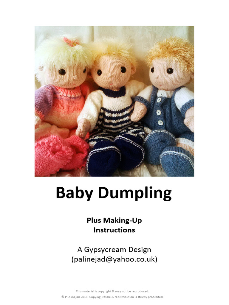 Baby Dumpling | PDF | Knitting | Seam (Sewing)