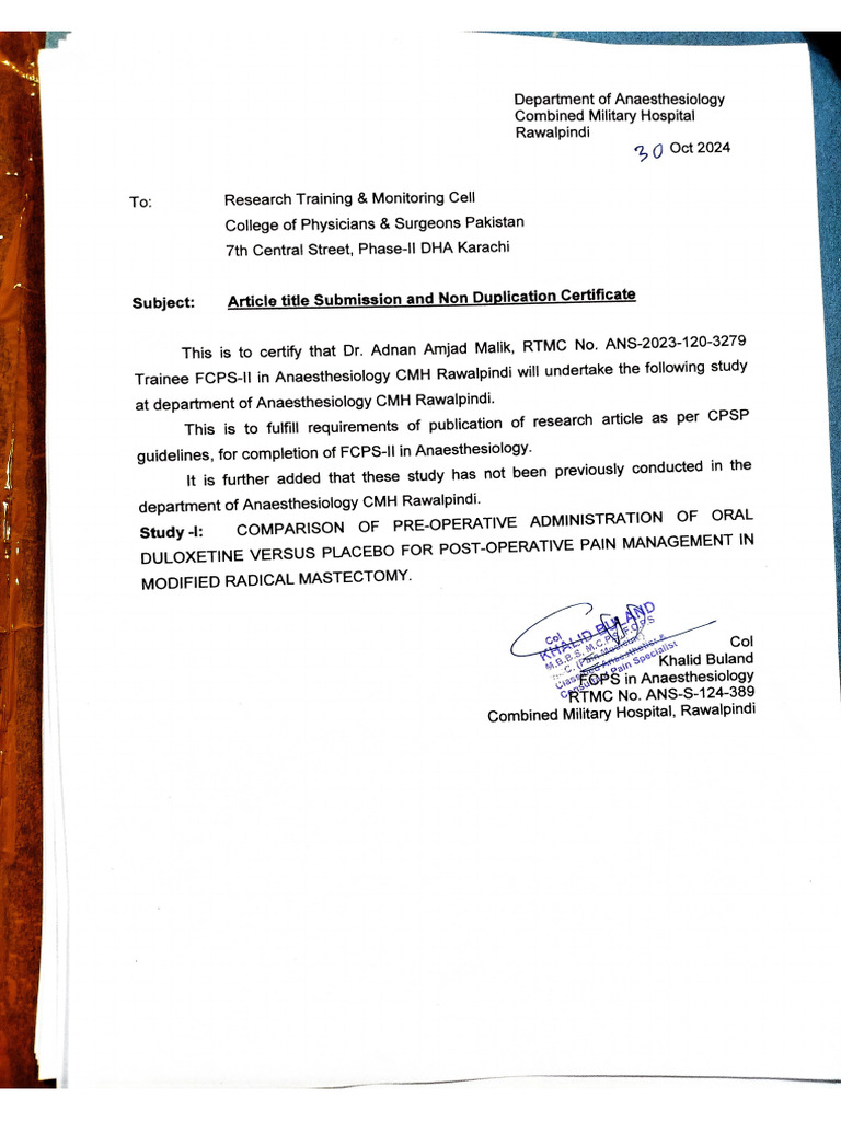 Covering Letter | PDF