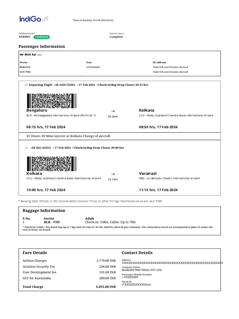 Modify Itinerary | PDF | Aviation | Transport