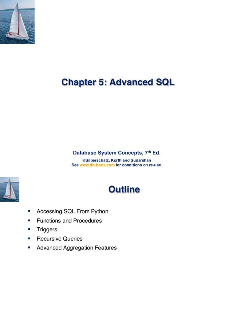Chapter 5 | PDF | Sql | Databases