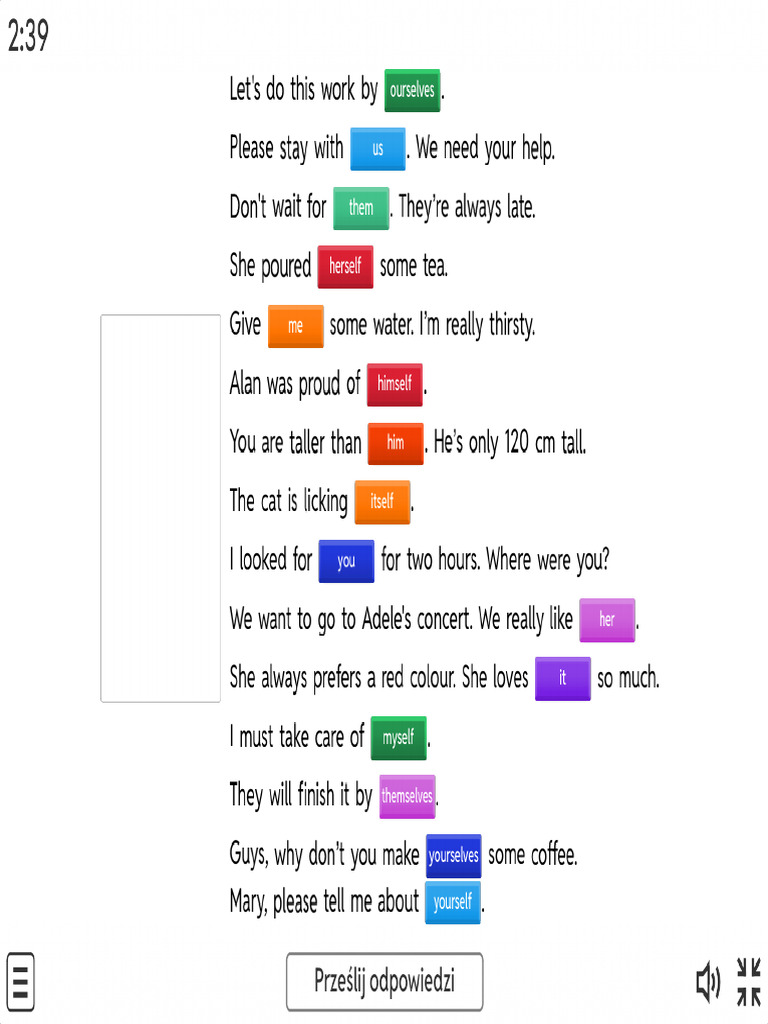 New Horizons - B1 - Grammar - Lesson 45 - Practice - Ex. 2 - Uzupełnij Zdanie | PDF