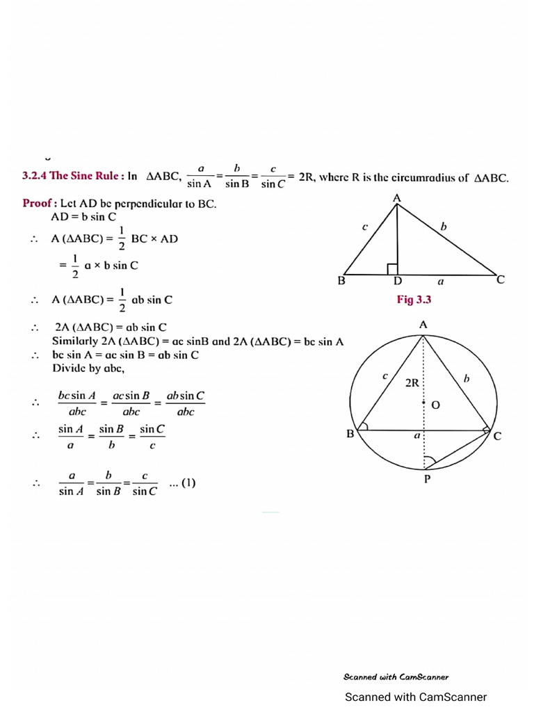 All Theorems, Properties, Rules (Maths 1 & 2) | PDF