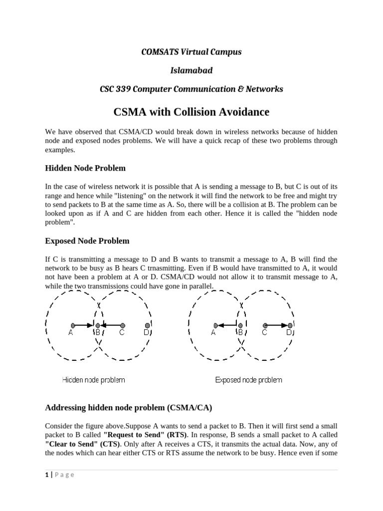 Handout 3 | PDF | Computer Network | Telecommunications