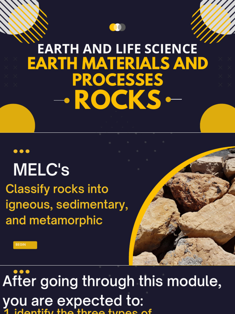 Earth Materials and Processes (Rocks) | PDF | Rock (Geology ...