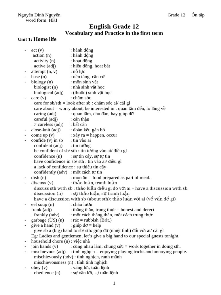 Word Form Exercises Hot | PDF