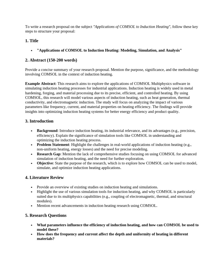 Title: "Applications of COMSOL To Induction Heating" | PDF | Simulation ...