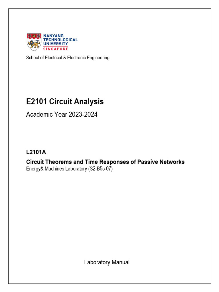 E2101A | PDF | Damping | Electrical Network