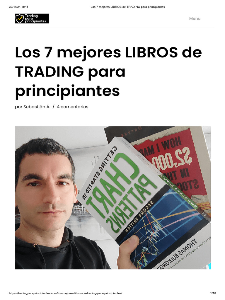 Los 7 Mejores LIBROS de TRADING para Principiantes | PDF | Comerciante ...