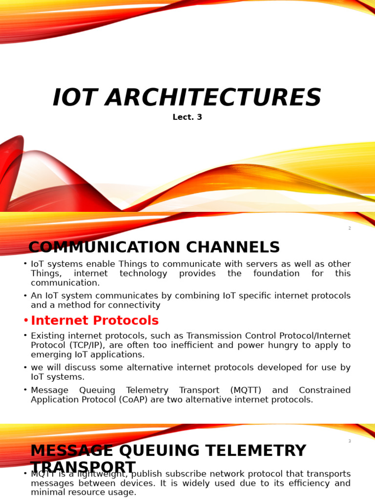 Lec 3 | PDF | Computer Network | Internet Protocol Suite