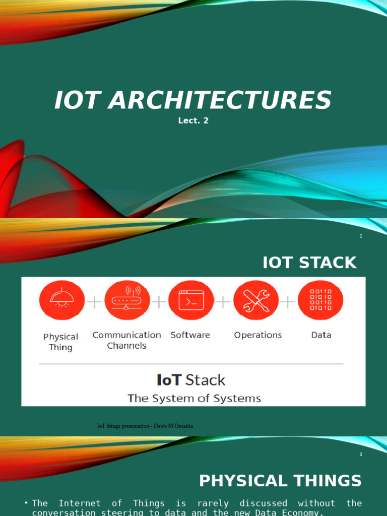 Lec 2 | PDF | Microcontroller | Internet Of Things