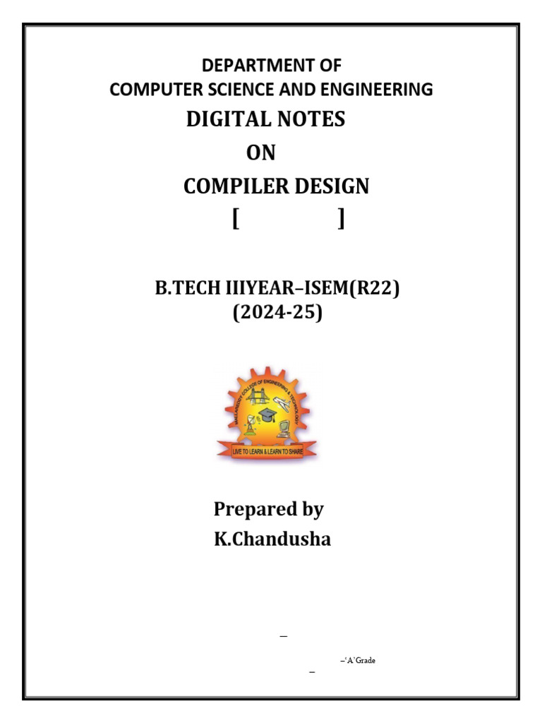 Complete | PDF | Parsing | Compiler