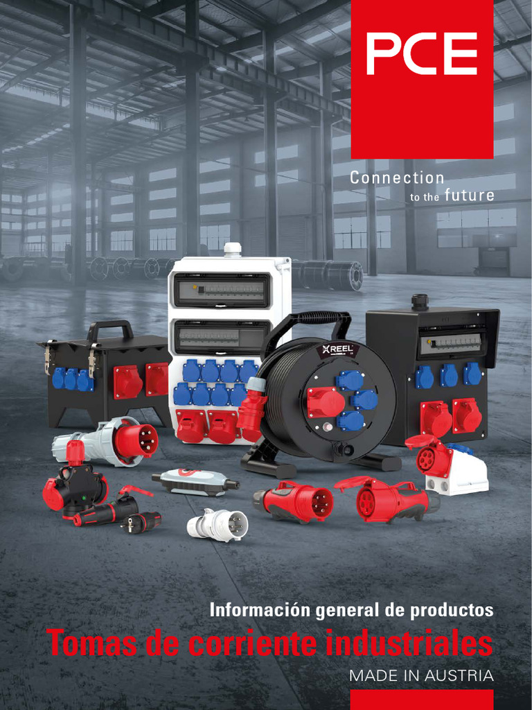 Catalogo PCE Enchufes Industriales Conexiones | PDF | Cambiar | Enchufes y tomas de corriente ...
