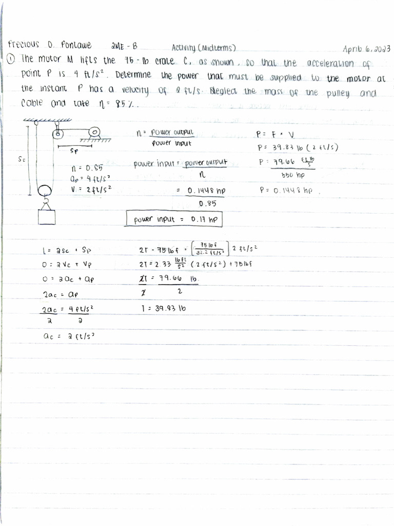 Activity (Midterm) | PDF