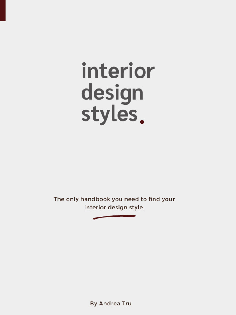 Interior Design Styles | PDF | Interior Design | Pattern