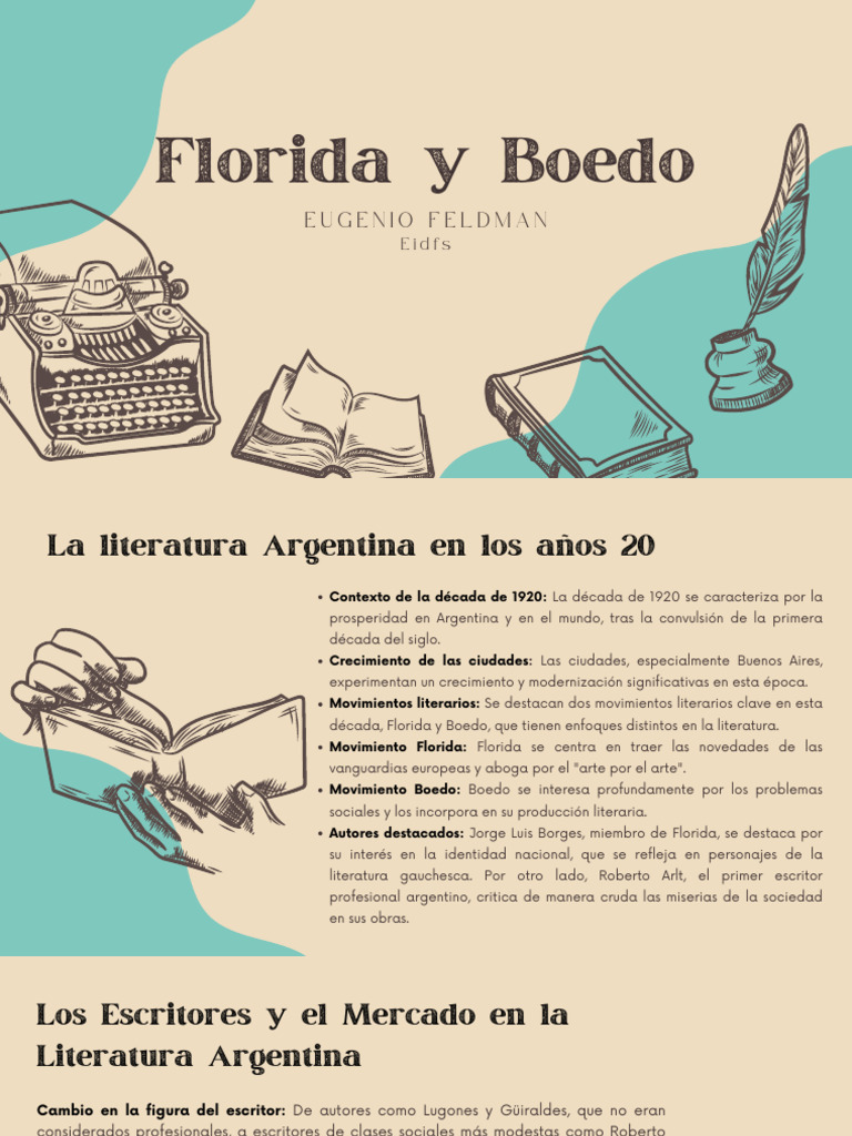 Florida y Boedo Eugenio Feldman | PDF