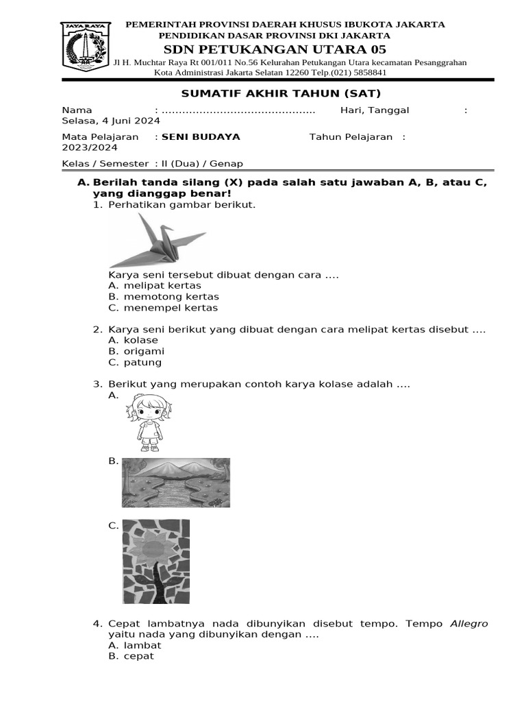 Sas Seni Rupa SMT 2 | PDF