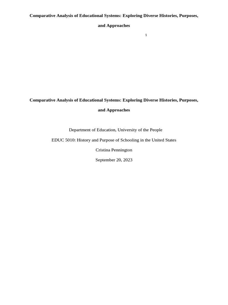 Written Assignment | PDF | Curriculum | Teachers