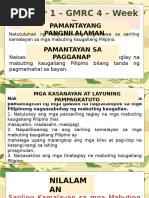 Grade 4-q2w7 (Matatag DLL) - GMRC | PDF