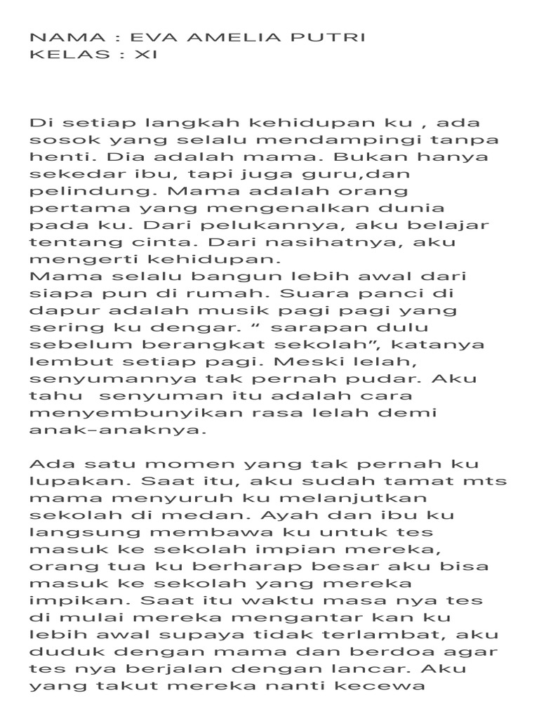 Nama Eva Amelia Putri | PDF