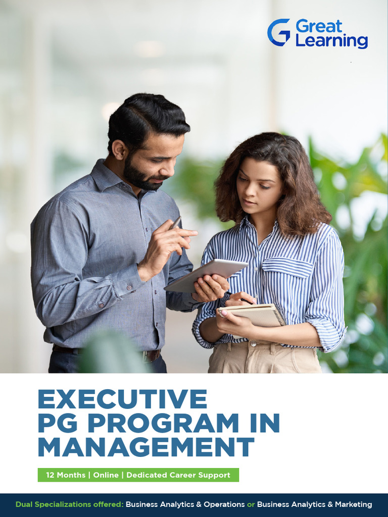 Executive PG Program in Management | PDF | Master Of Business ...
