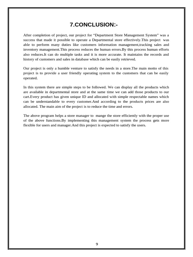 PPS Micro Project Conclusion (1) - 1 | PDF